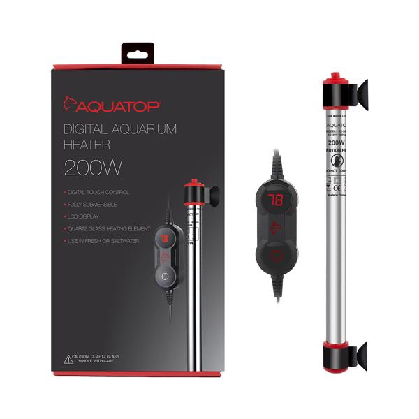 AQUATOP EX-200 200 Watt Digital Heater with External Control : Aquatop