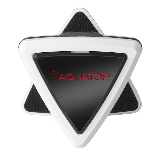AQUATOP Magnetic Aquarium Glass Cleaner w/ Built-In LED Light for Glass ...