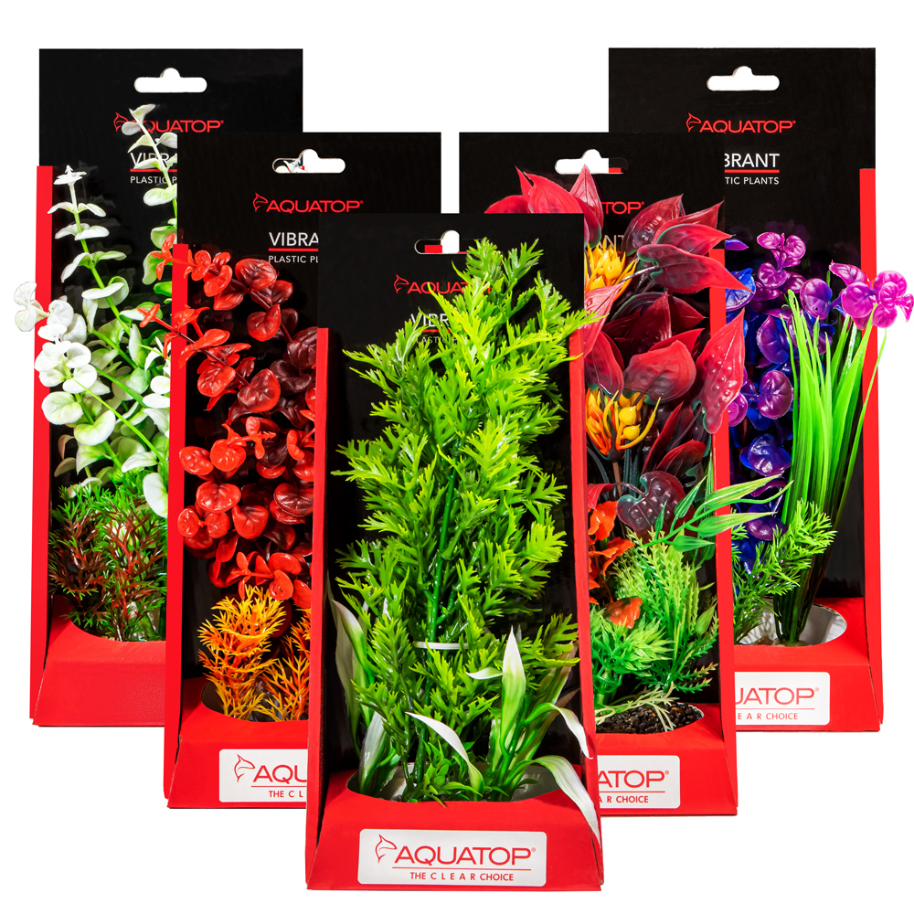 10 Inch Vibrant Wild Plant Optional Colors | Aquatop