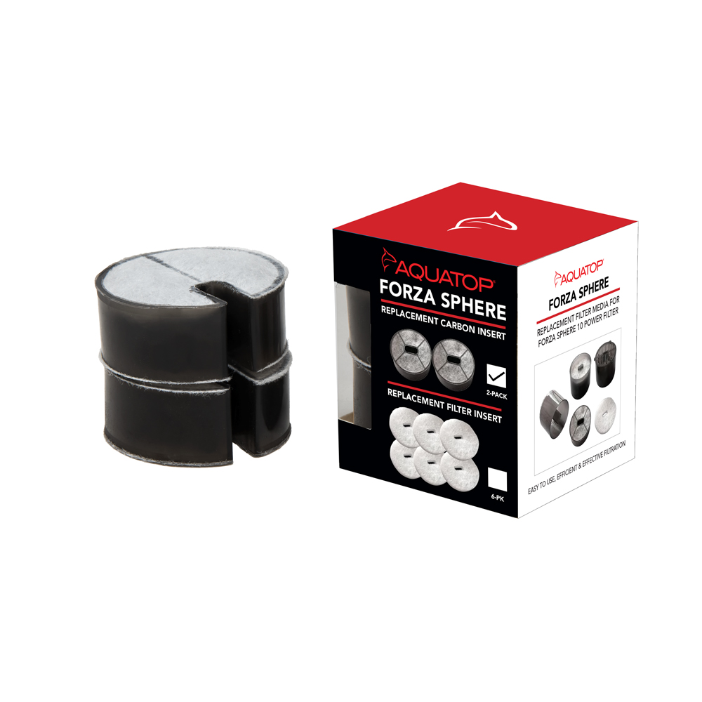 Replacement Carbon Insert (2-Pack) for Forza Sphere 10 | AQUATOP