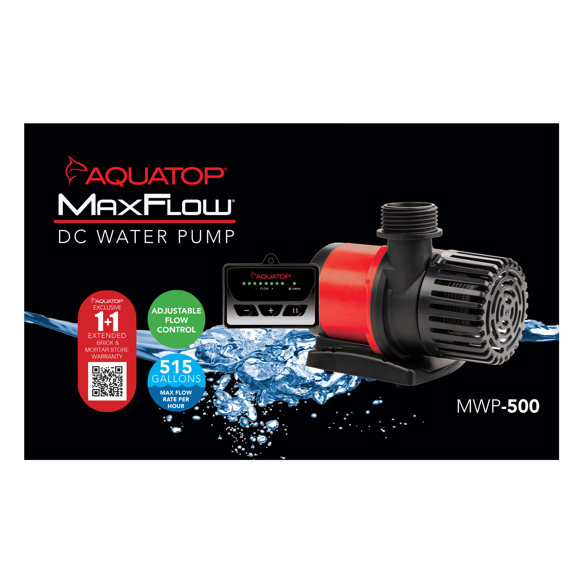 MWP-500 MaxFlow DC Water Pump w/ Controller | Aquatop