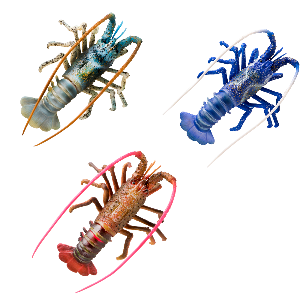 4-Inch Spiny Lobster Decor w/ Suction Mount | Aquatop